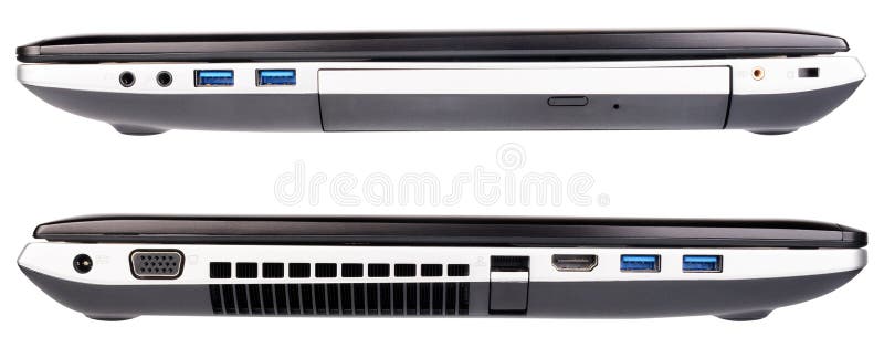 Laptop side isometric view stock photo. Image of technology - 44045438