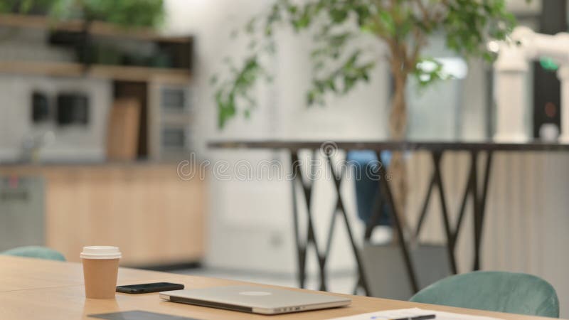 Closed Laptop after Work on Desk Stock Image - Image of tired, typing ...