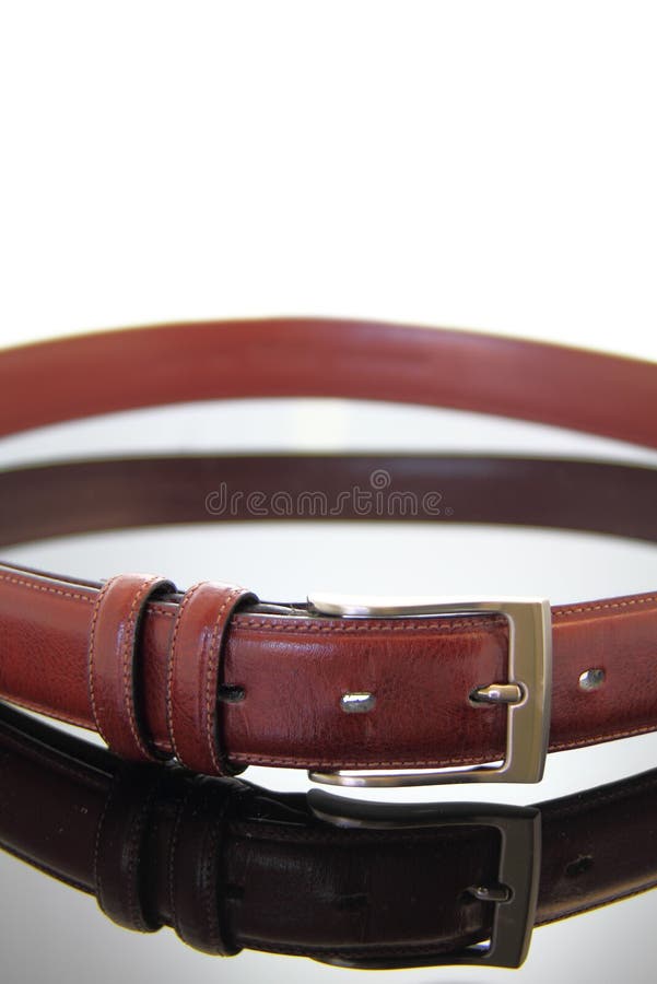 Closed Leather Belt stock image. Image of fastened, buckle - 25649951