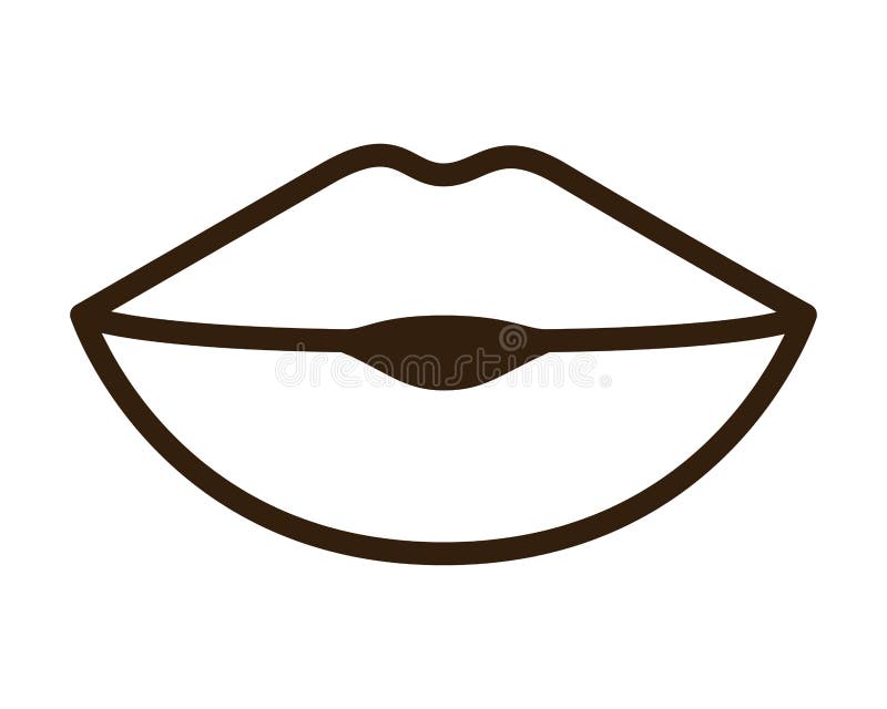 Closed Lips Avatar Character Stock Vector - Illustration of trend, full ...