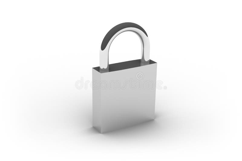 Closed Lock stock illustration. Illustration of metallic - 13443656