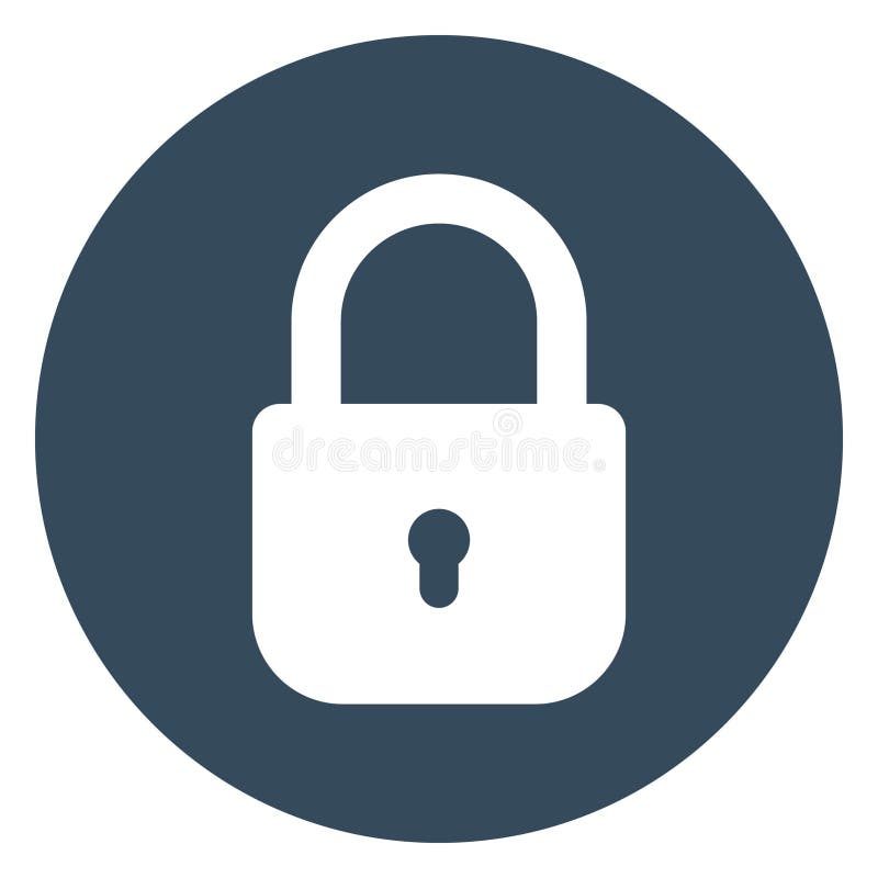 Closed, Lock Isolated Vector Icon Which Can Easily Modify or Edit Stock ...