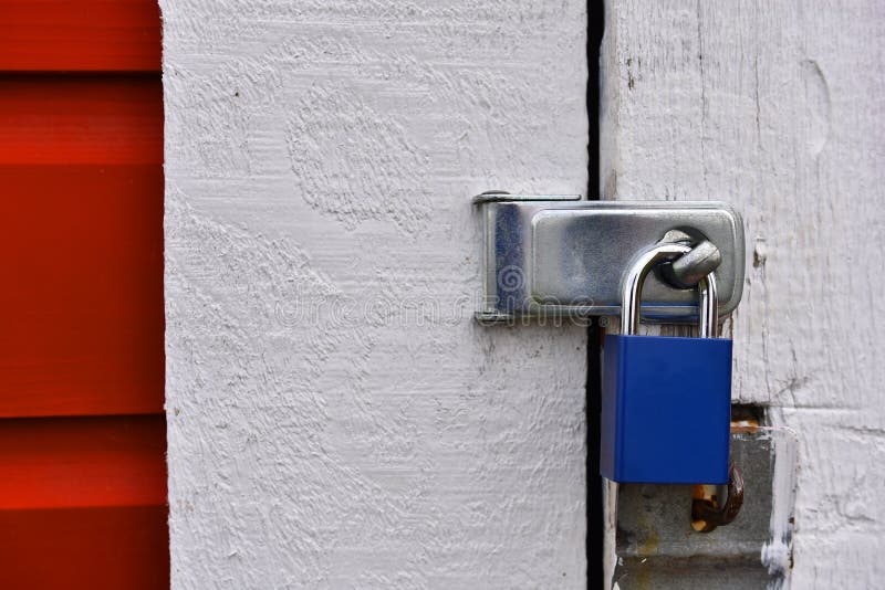 Closed and Locked Padlock Close Up Stock Photo - Image of antique ...