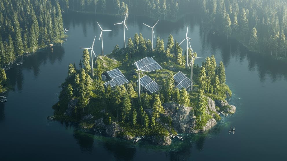 A Closed-loop Energy System that Uses Renewable Energy Sources, Such As ...