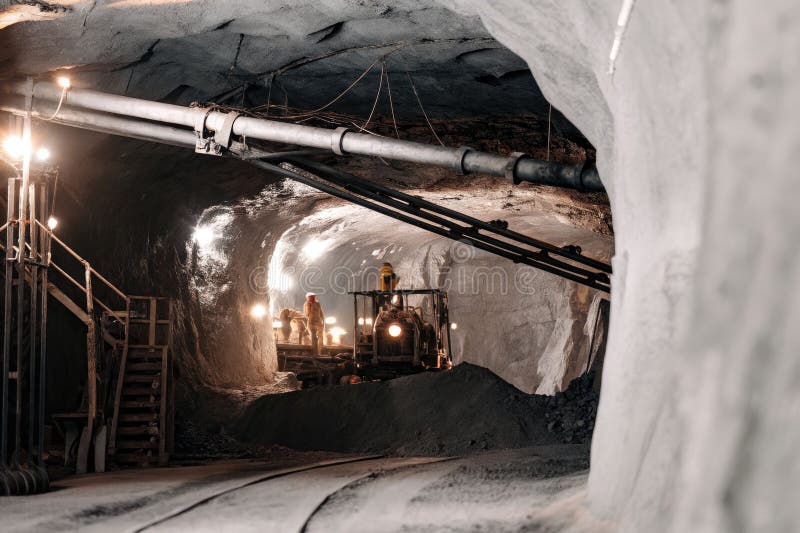Closed Mine Mining. Rare Earth Minerals Development Stock Image - Image ...