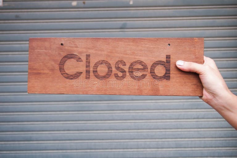 Closed not open stock photo. Image of instagram, sign - 62954184
