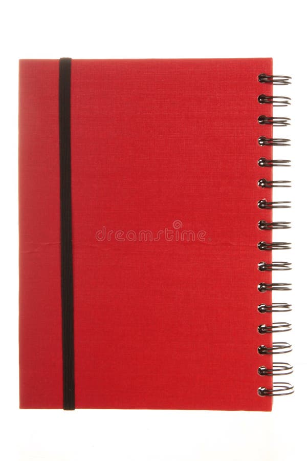 Closed notebook stock photo. Image of space, white, book - 8067460