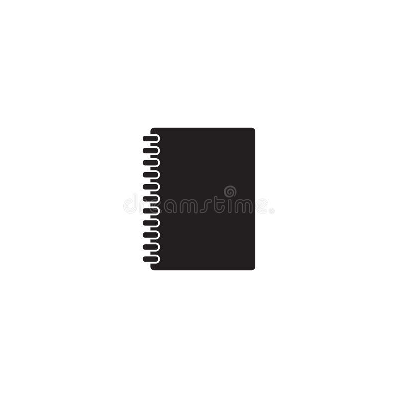 Closed Notebook Icon Image. Stock Vector - Illustration of ...