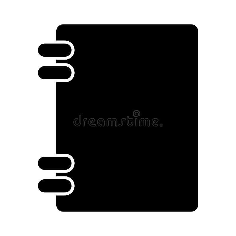 Closed notebook icon stock vector. Illustration of clean - 79954514