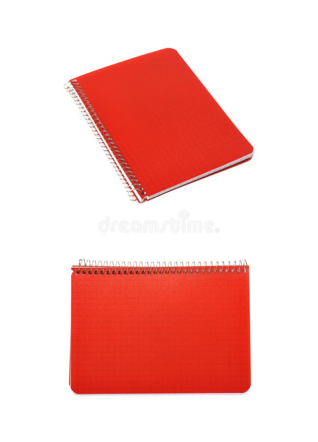 Closed notebook isolated stock photo. Image of notebook - 91977148