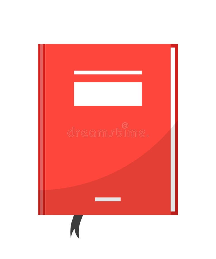 Closed Notebook Isometric Illustration Stock Vector - Illustration of ...
