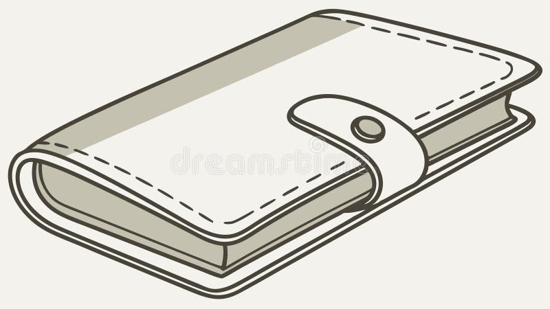 Closed Notebook or Journal Illustration Writing and Ideas, Vector ...