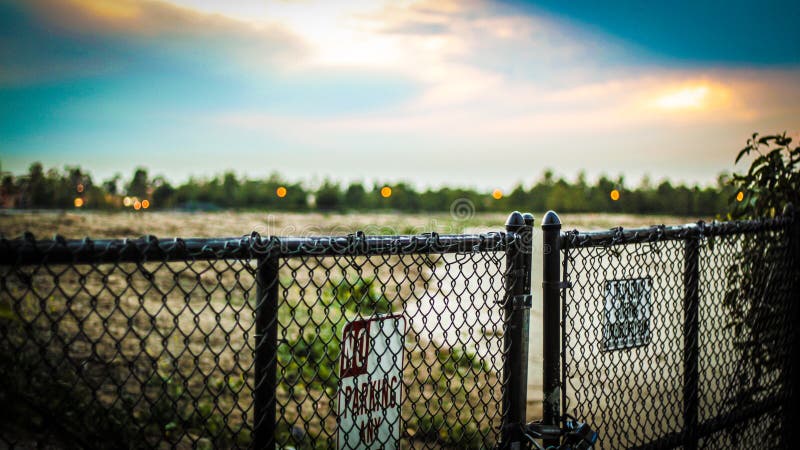 Closed Off stock photo. Image of gate, restricted, sunny - 39886932