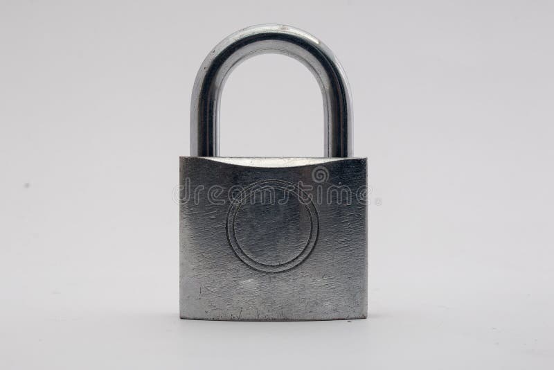 Closed padlock stock photo. Image of gold, security, solid - 97041242