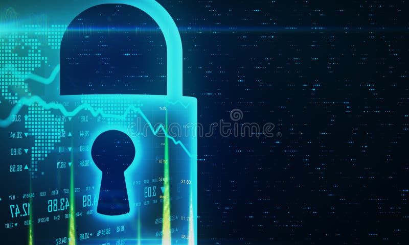 Padlock with Screen, Check and Sign Promoting Password Day Celebration ...