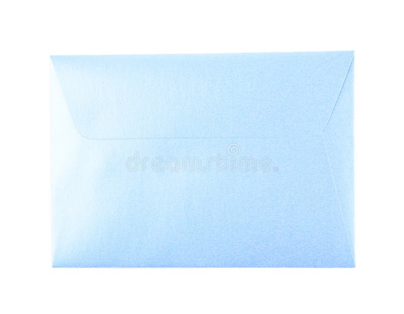 Closed Paper Envelope Isolated Stock Image - Image of business, message ...