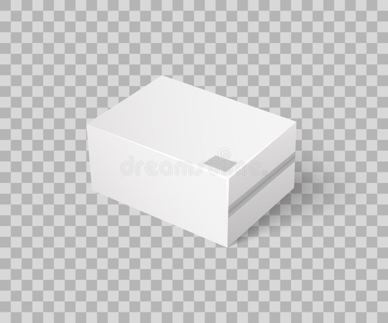 Closed Parcel Icon Vector Rectangular Package Box Stock Vector ...