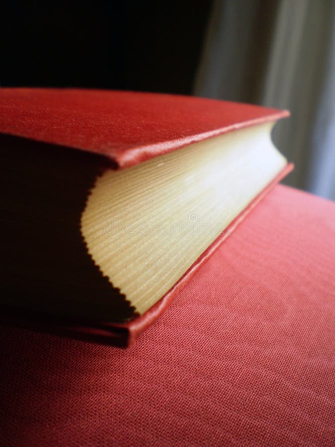 Closed red book stock photo. Image of education, isolated - 14935532