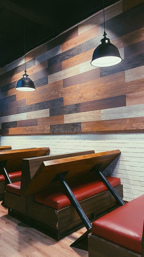 Closed Restaurant with Dim Lighting Stock Photo - Image of lighting ...