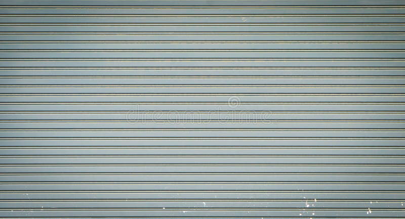 Closed Rustic Shop Retail Metal Gate for Background. Stock Photo ...