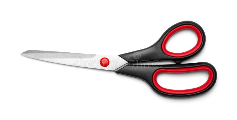 Closed Scissors stock image. Image of white, fabric - 155973529
