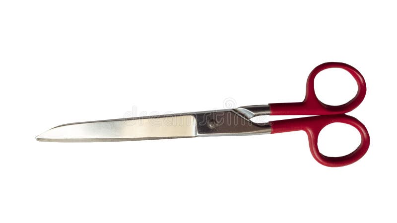 Closed Scissors stock photo. Image of isolated, paper - 12330508