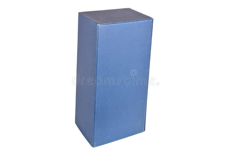 Closed Shipping Cardboard Box Isolated Stock Photo - Image of isolated ...