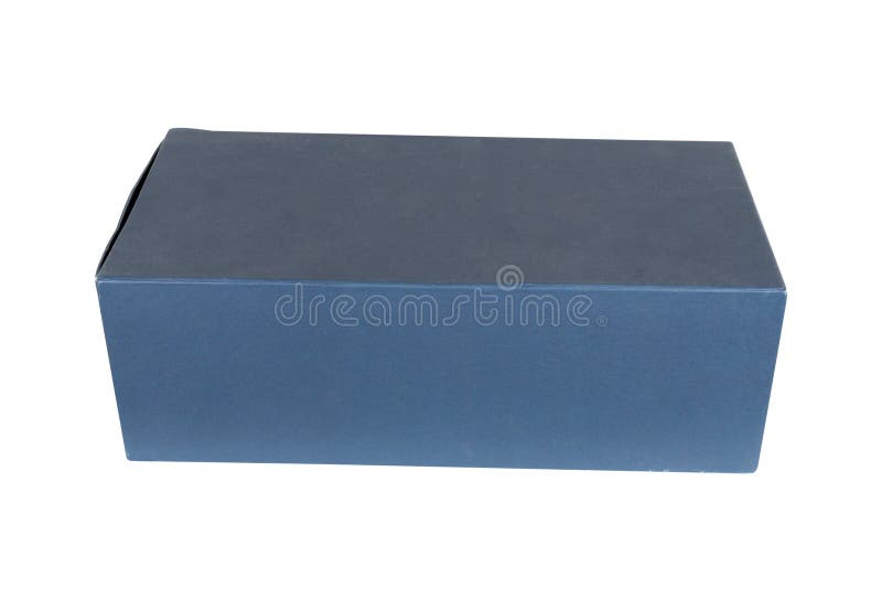 Closed Shipping Cardboard Box Isolated Stock Photo - Image of delivery ...