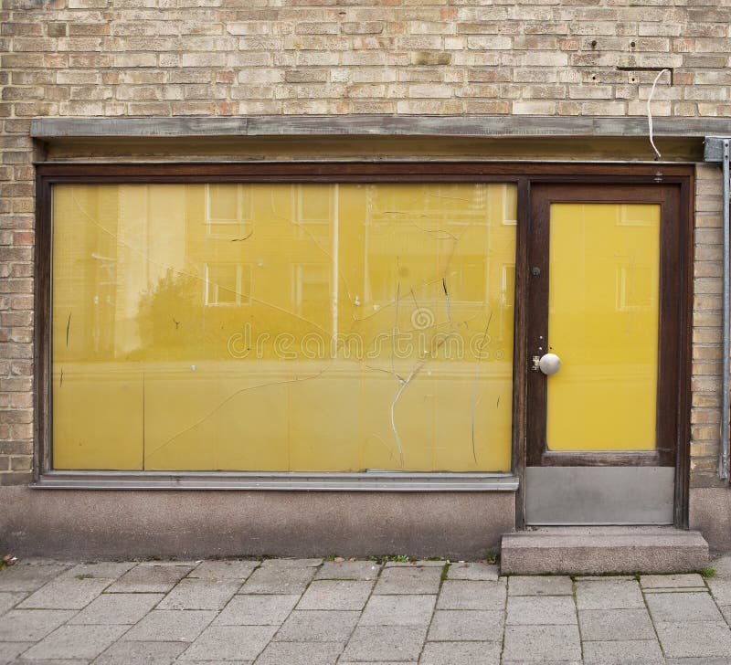 Closed shop stock image. Image of structure, reflection - 16497027