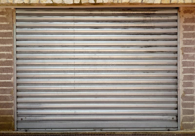 Closed Shutter stock image. Image of striped, protection - 31100649