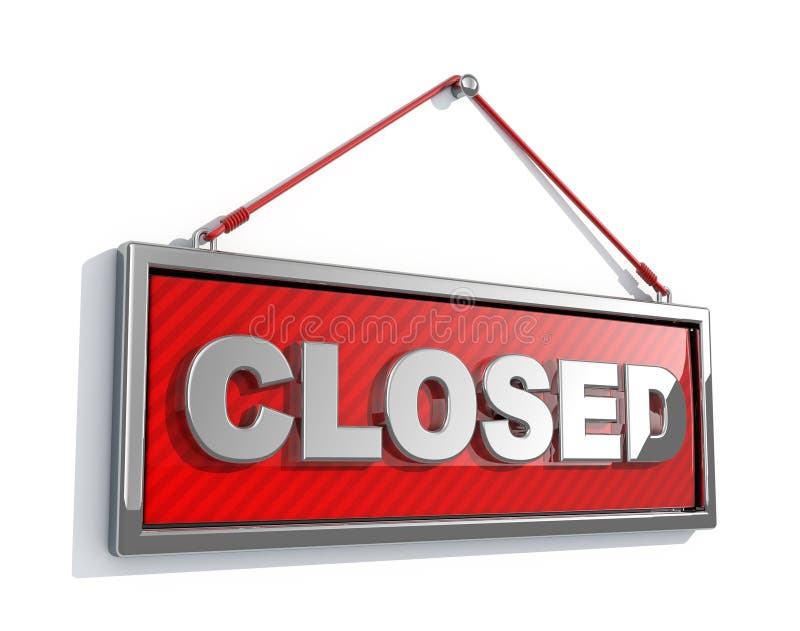 Closed Sign Stock Illustrations – 118,459 Closed Sign Stock ...