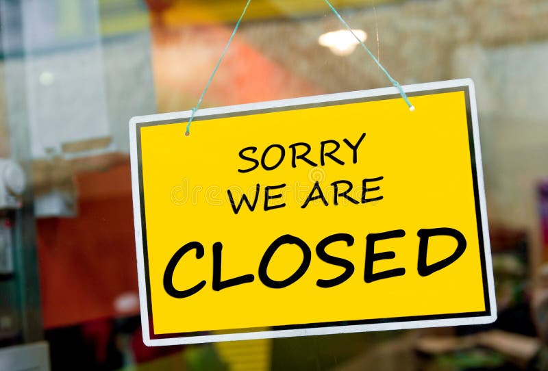 Closed sign stock image. Image of closed, sale, advertising - 26349349