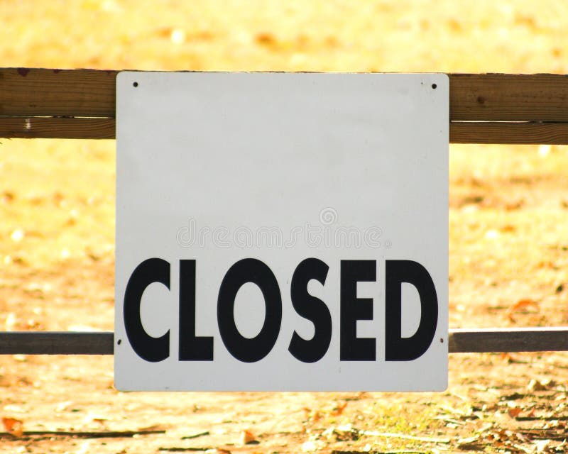 Closed Sign stock photo. Image of danger, information, closeup - 349580