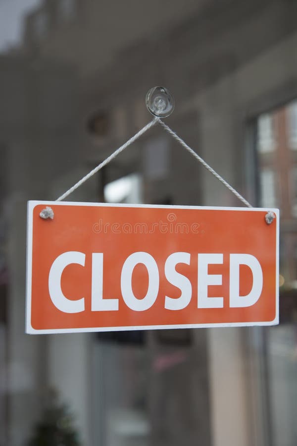 Closed Sign stock photo. Image of tilt, store, retail - 64251948