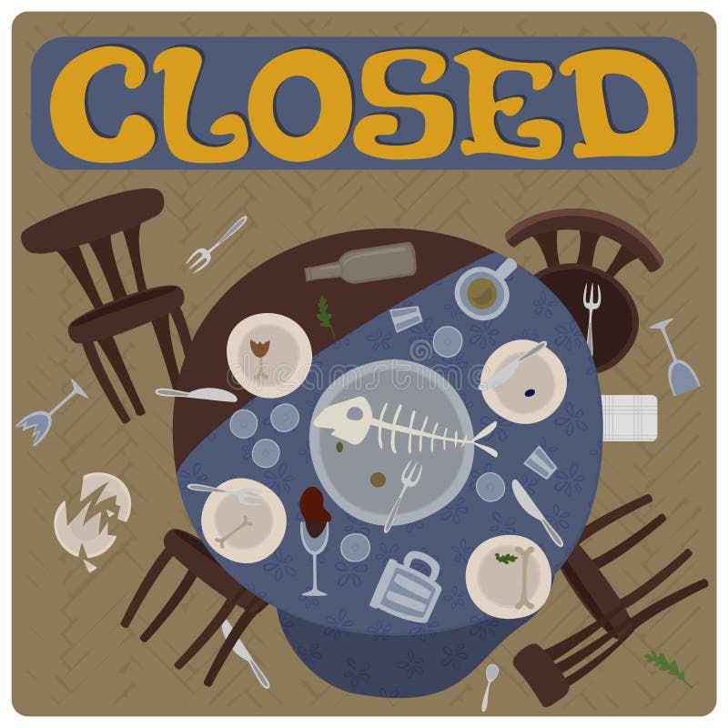 Closed sign. stock vector. Illustration of closed, vector - 69959052