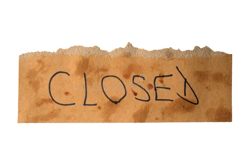 Torn Sign stock photo. Image of cheap, torn, sign, written - 31516836