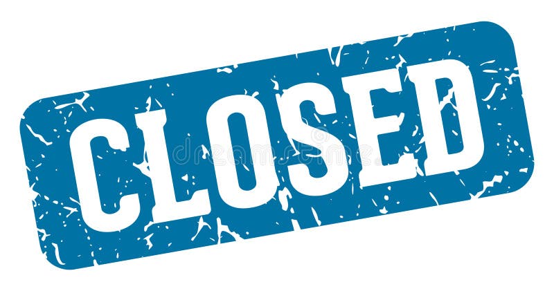 Closed Rectangular Sign Stock Illustrations – 1,109 Closed Rectangular ...