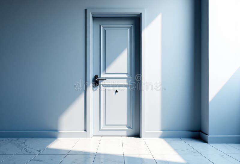 Closed Storage Unit Door with a Hasp Cover Installed, Showcasing ...