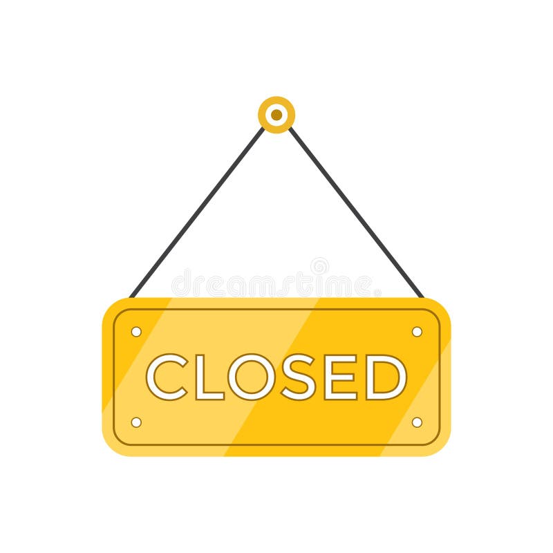 Closed Tag Icon Vector in Gold Color Style Stock Vector - Illustration ...