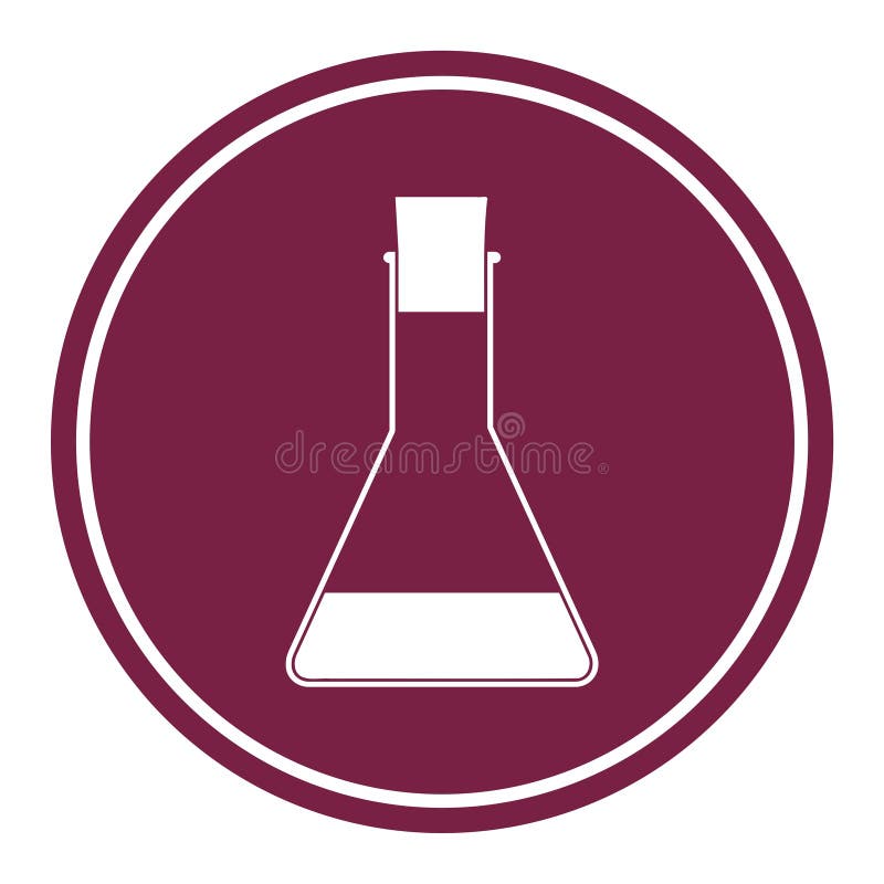 Closed Test tube icon stock vector. Illustration of fluid - 84189547