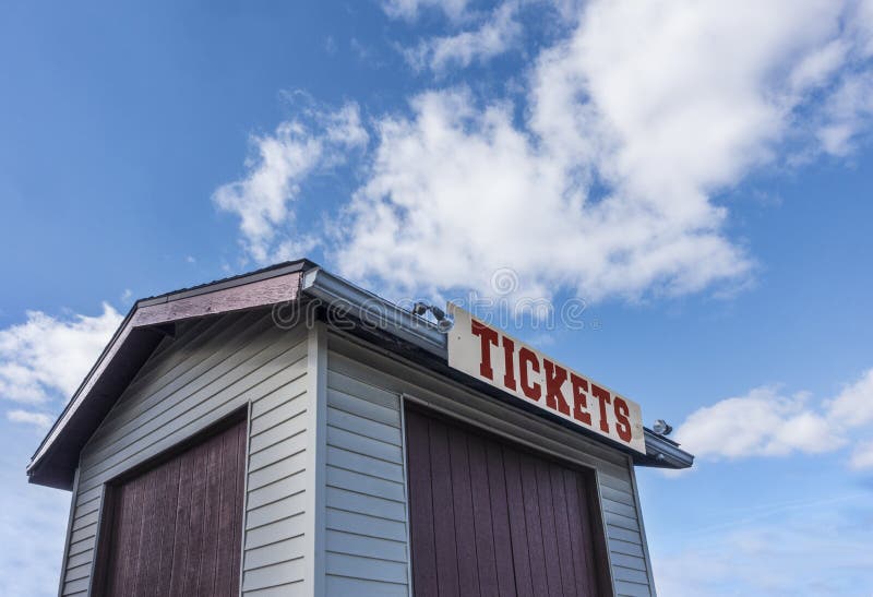 Closed Ticket Window in a Train Station Stock Image - Image of ...