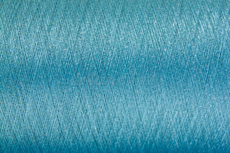 Closed Up of Blue Color Thread Texture Background Stock Photo - Image ...
