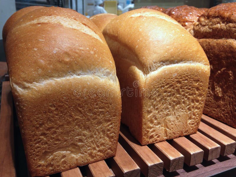 Closed Up Bread in Bakery Shop Stock Photo - Image of bread, vintage ...