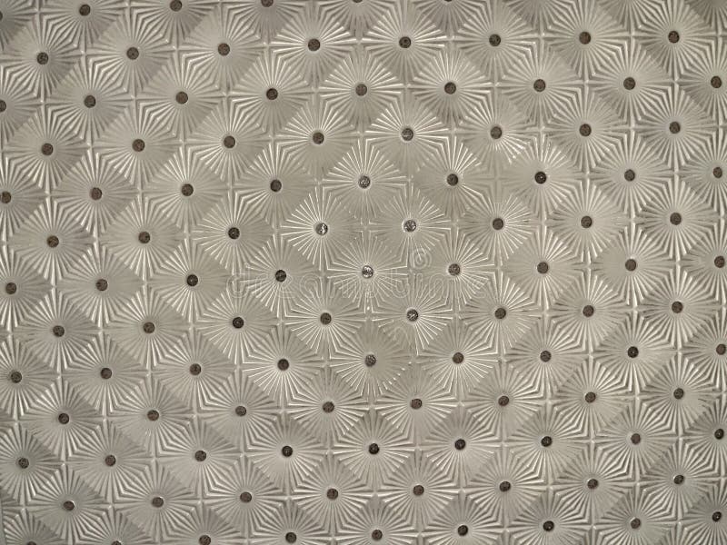 Geometric Metal Pattern with Radiating Star Design Stock Photo - Image ...