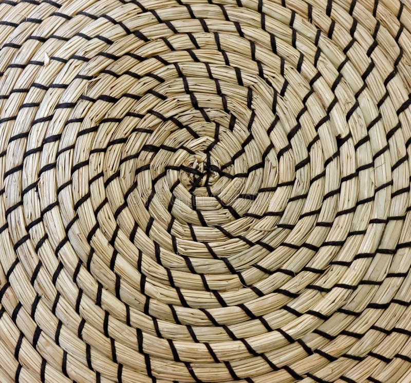 Closed Up of Rattan Texture of Basket Weave Pattern Stock Photo - Image ...
