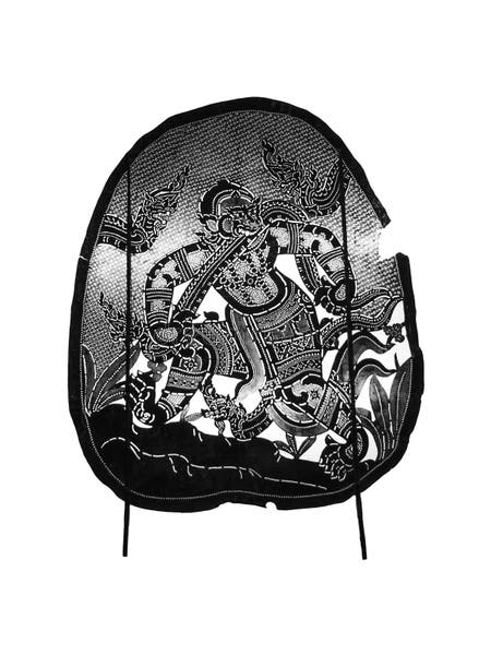 Thai Ancient Shadow Play - Shadow Puppet Stock Illustration ...