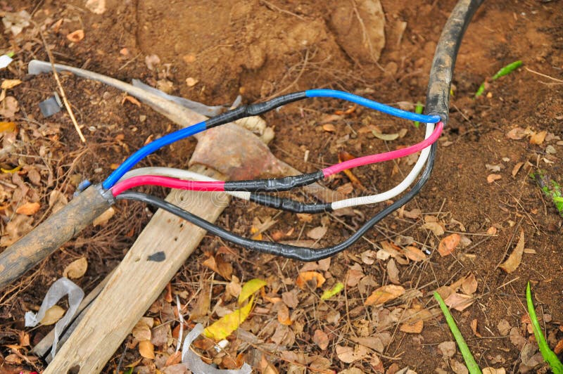 Closed Up To Fixed the Wiring Stock Photo - Image of closeup, equipment ...