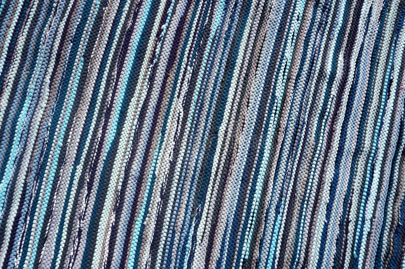 A Closed Up View Pattern of Blue Fabric Selected Stock Photo - Image of ...