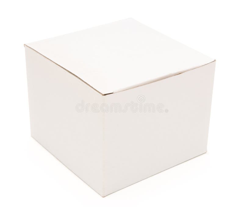 Closed white box stock photo. Image of empty, clippingpath - 30608564
