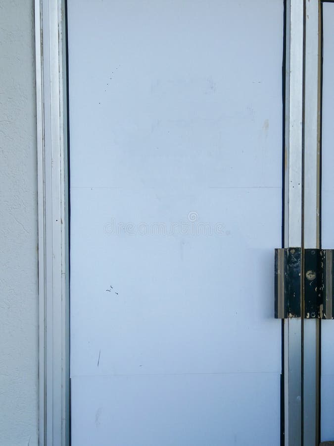 A Closed White Door with Copy Space Stock Photo - Image of room, copy ...